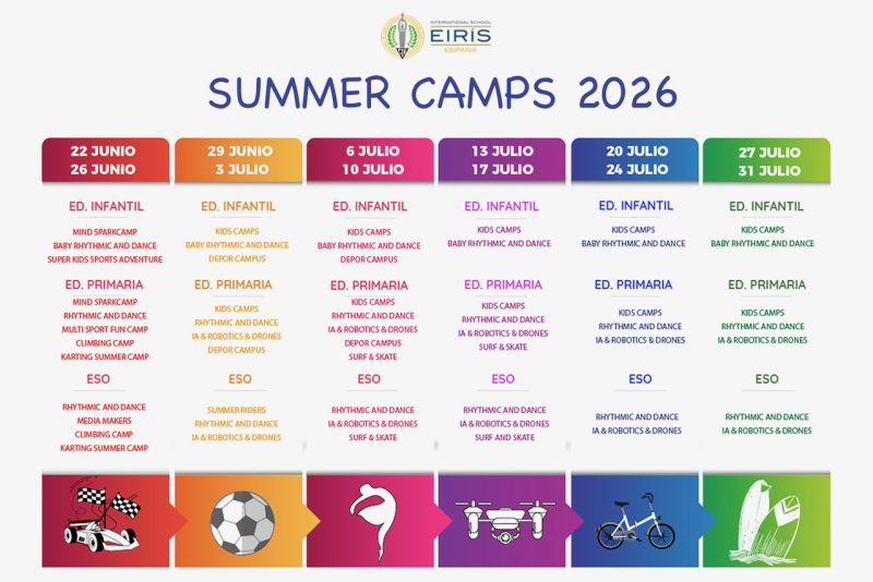 Campamentos de Verano 2026 - Colegio Internacional Eiris